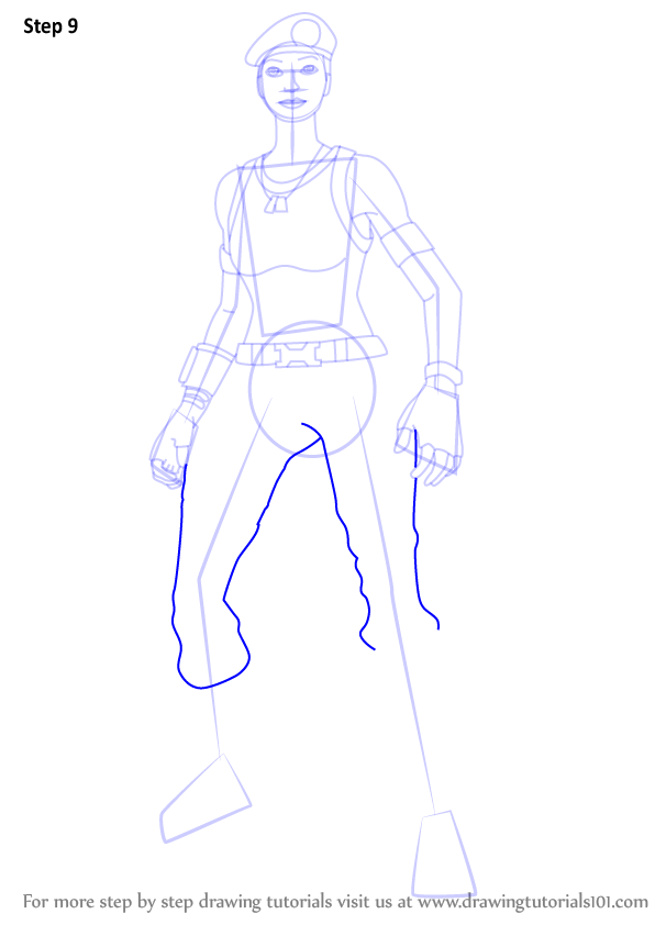 How to Draw Brawler from Fortnite (Fortnite) Step by Step ...