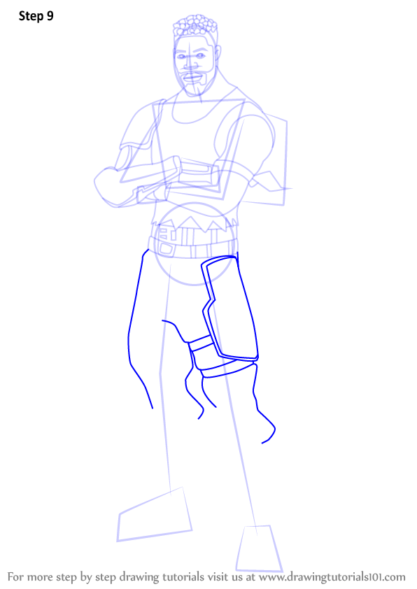How to Draw Brite Gunner from Fortnite (Fortnite) Step by Step ...