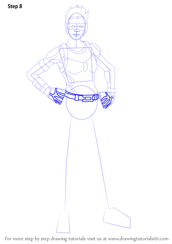 How to Draw Cipher from Fortnite (Fortnite) Step by Step ...