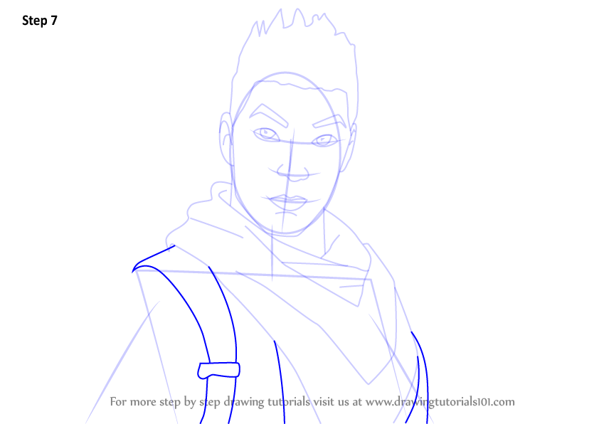 How to Draw Commando Renegade from Fortnite (Fortnite) Step by Step ...