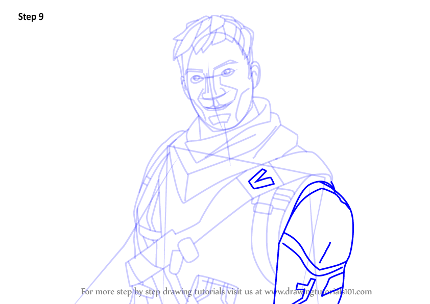 How to Draw Diecast Jonesy from Fortnite (Fortnite) Step by Step ...