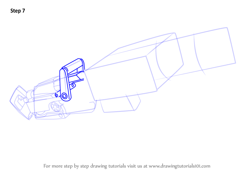 How to Draw Minigun from Fortnite (Fortnite) Step by Step ...