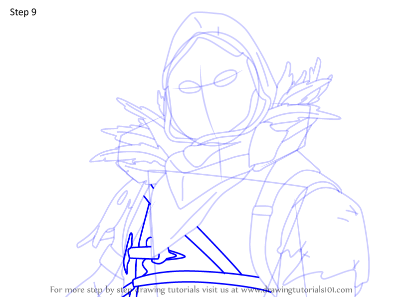 How to Draw Nevermore Raven from Fortnite (Fortnite) Step by Step ...