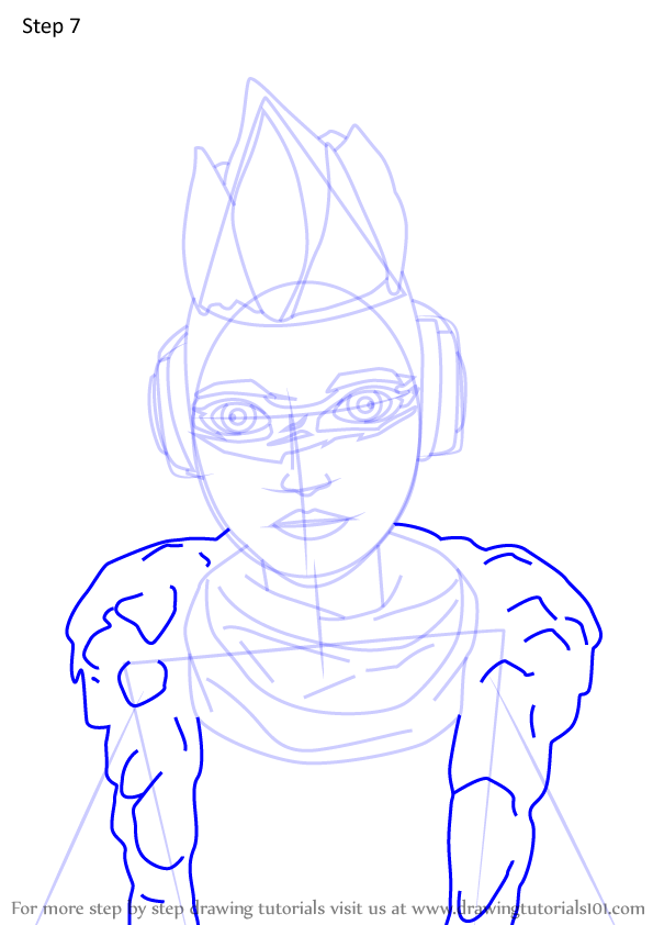 How to Draw Pathfinder Jess from Fortnite (Fortnite) Step by Step ...