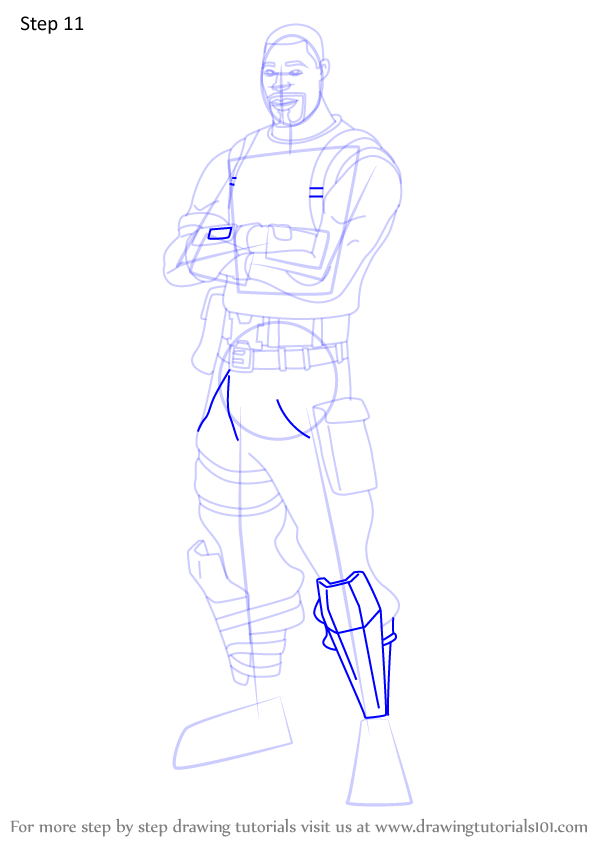How to Draw Radiant Striker from Fortnite (Fortnite) Step by Step ...
