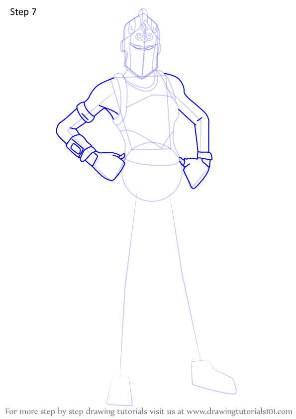 How to Draw Red Knight from Fortnite (Fortnite) Step by Step ...