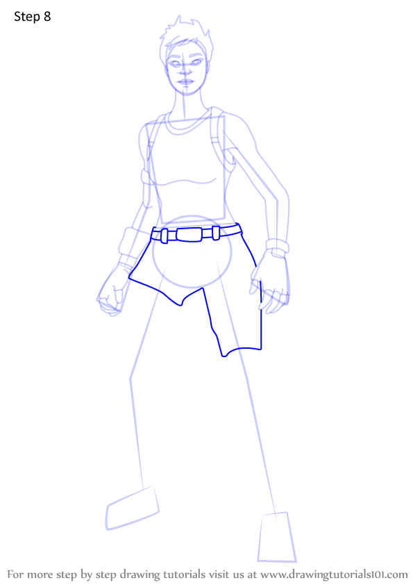 How to Draw Renegade from Fortnite (Fortnite) Step by Step ...
