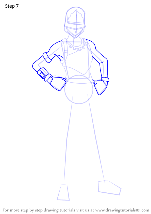 How to Draw Royale Knight from Fortnite (Fortnite) Step by Step ...