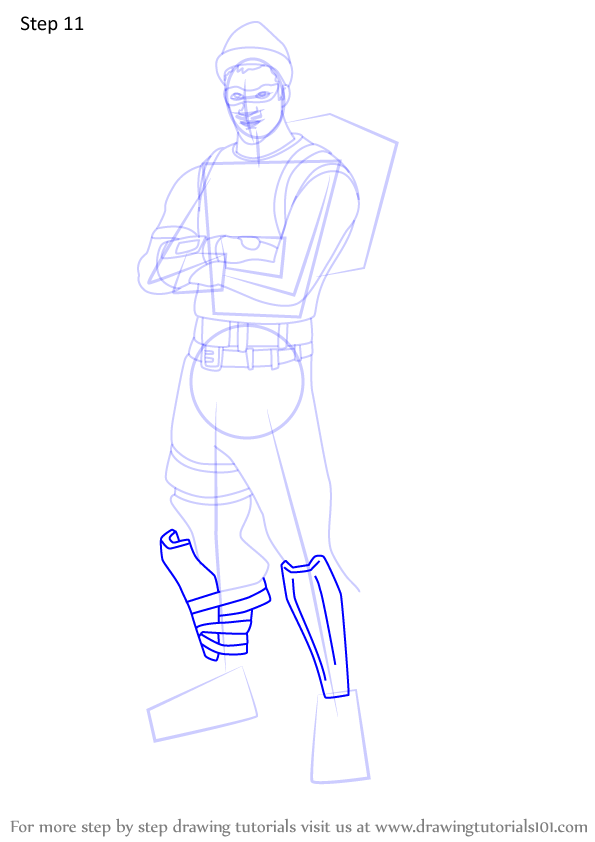 How to Draw Scoundrel from Fortnite (Fortnite) Step by Step ...