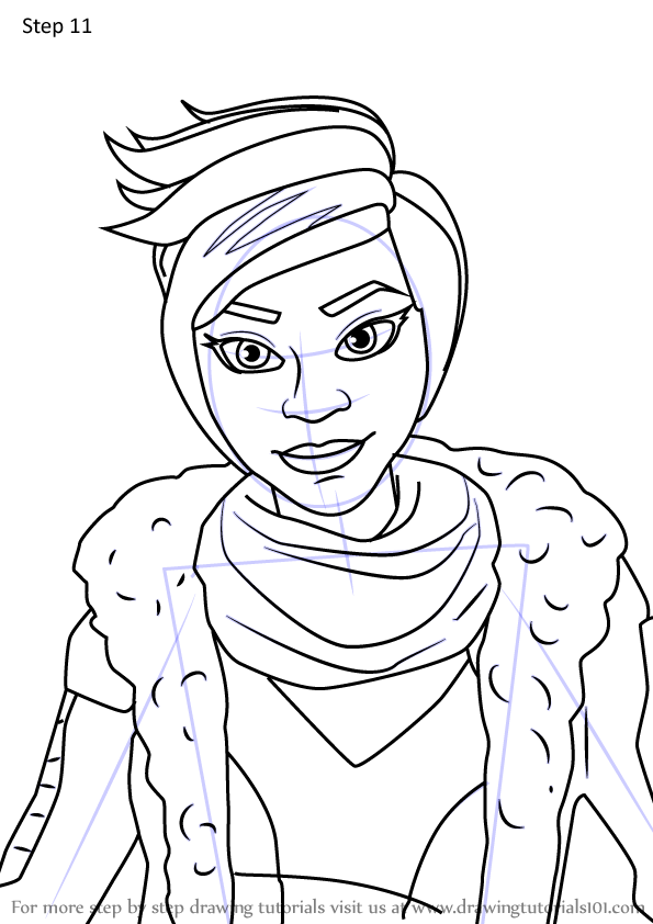 How To Draw Fortnite Girl Skins