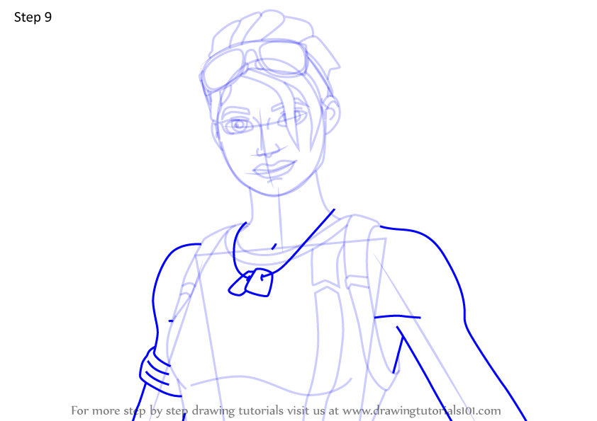 How to Draw Sidewinder Ramirez from Fortnite (Fortnite) Step by Step ...
