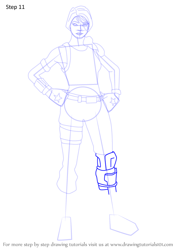 How to Draw Sparkle Specialist from Fortnite (Fortnite) Step by Step ...