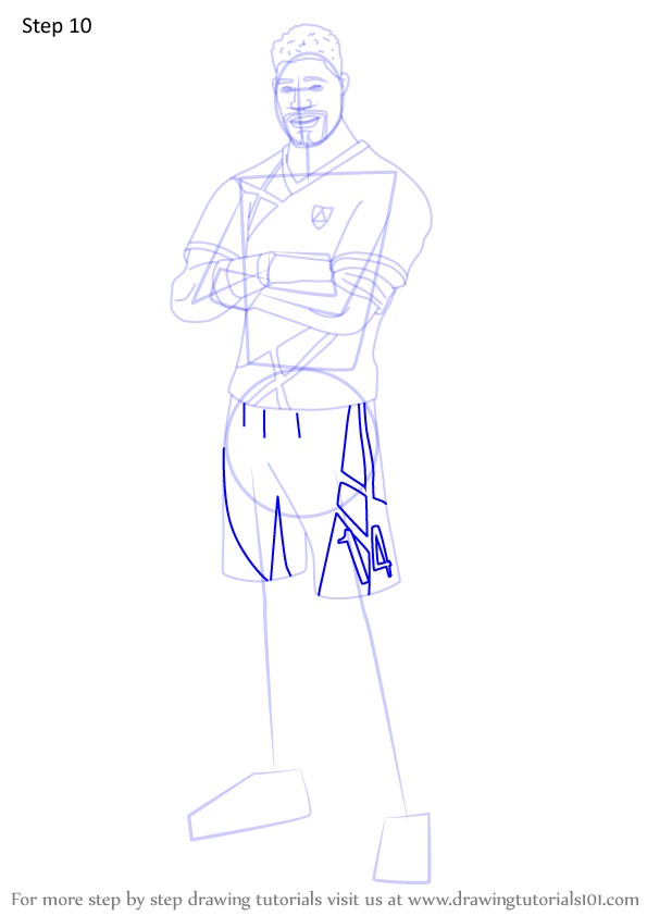 How to Draw Super Striker from Fortnite (Fortnite) Step by Step ...