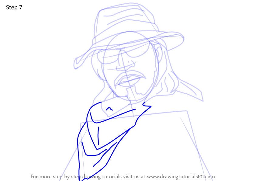 How to Draw Support Specialist Hawk from Fortnite (Fortnite) Step by ...