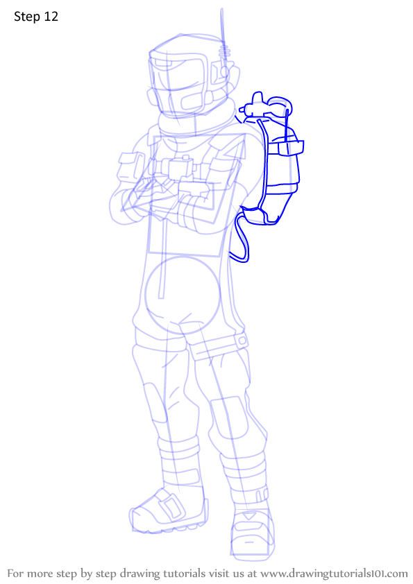 How to Draw Toxic Trooper from Fortnite (Fortnite) Step by Step ...