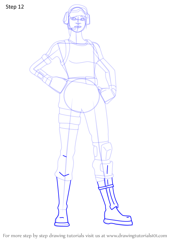 How to Draw Trailblazer from Fortnite (Fortnite) Step by Step ...