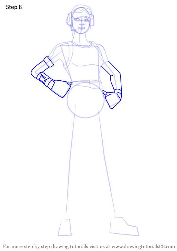 How to Draw Trailblazer from Fortnite (Fortnite) Step by Step ...