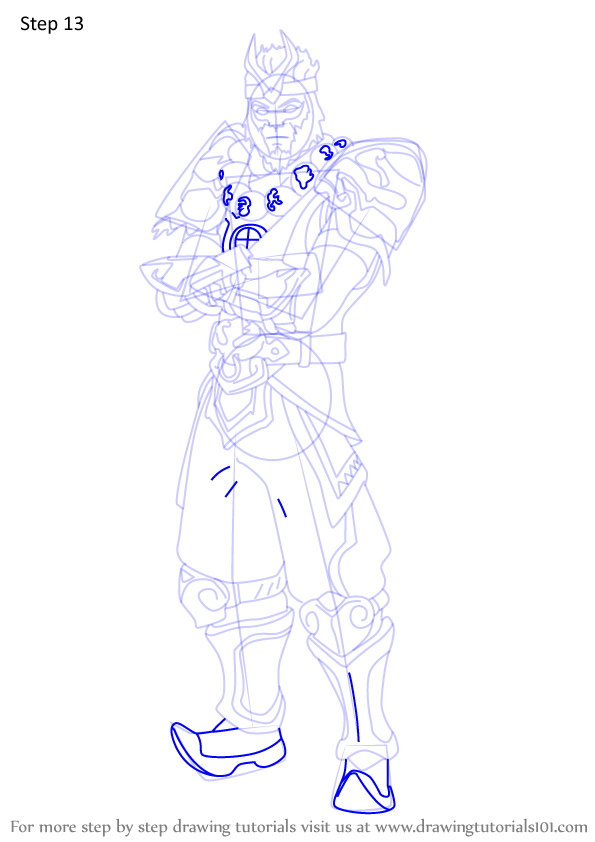 How to Draw Wukong from Fortnite (Fortnite) Step by Step ...