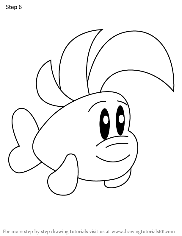 How to Draw Luther from Freddi Fish (Freddi Fish) Step by Step ...