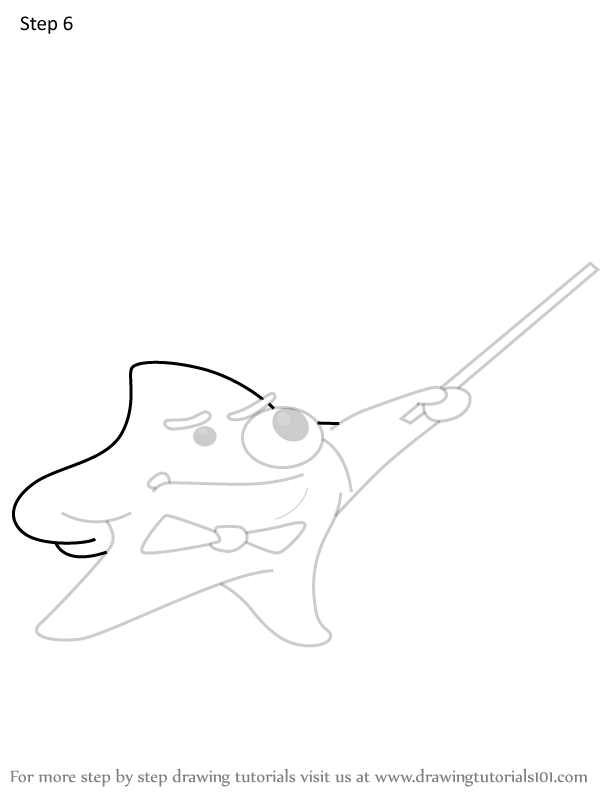 How to Draw Mr. Starfish from Freddi Fish (Freddi Fish) Step by Step ...