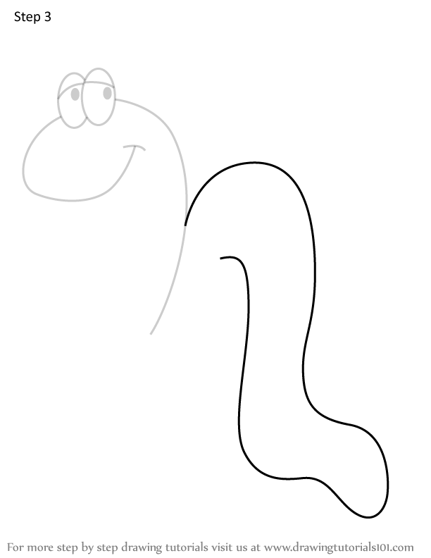 How to Draw Worm from Freddi Fish (Freddi Fish) Step by Step ...