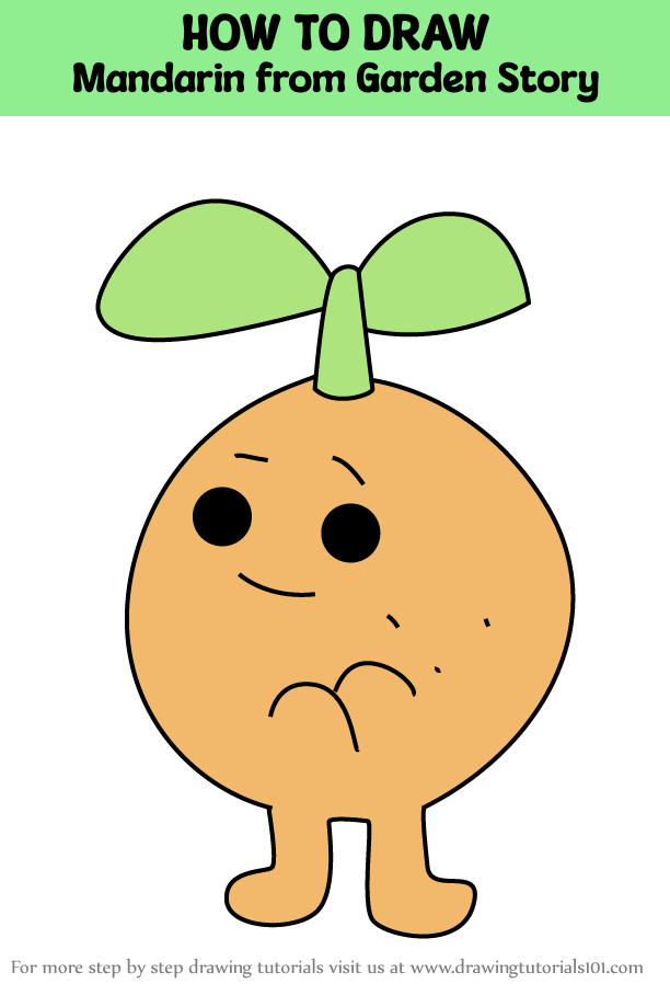 How to Draw Mandarin from Garden Story (Garden Story) Step by Step ...