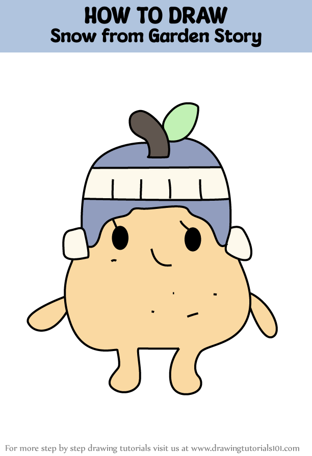 How to Draw Snow from Garden Story (Garden Story) Step by Step ...