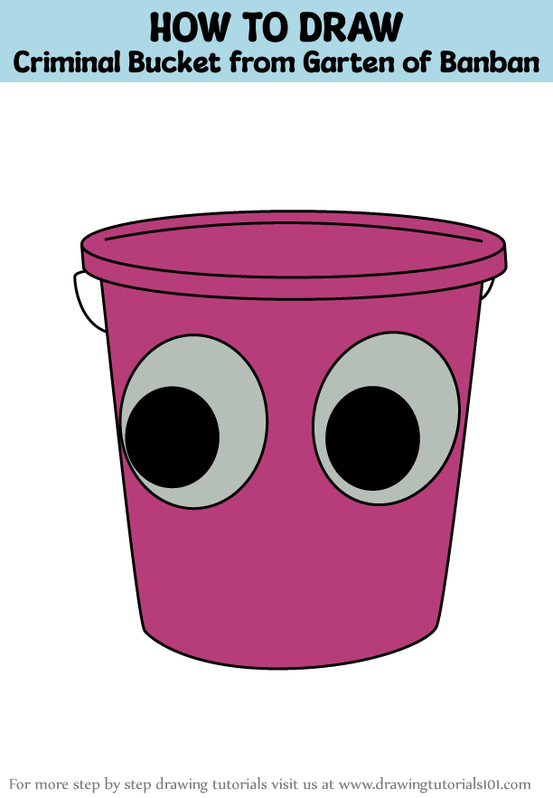 How to Draw Criminal Bucket from Garten of Banban (Garten of Banban ...