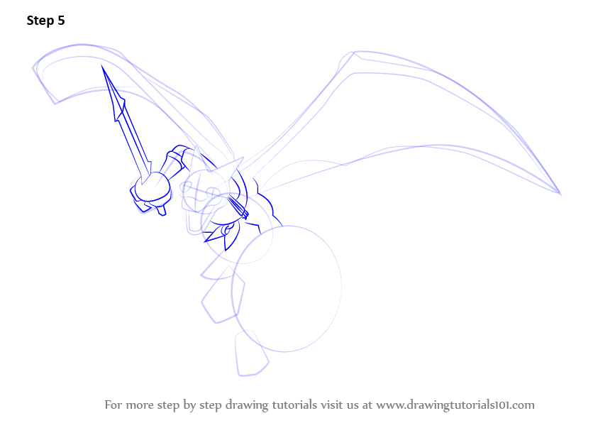 How to Draw Aeralfos from Hyrule Warriors (Hyrule Warriors) Step by ...