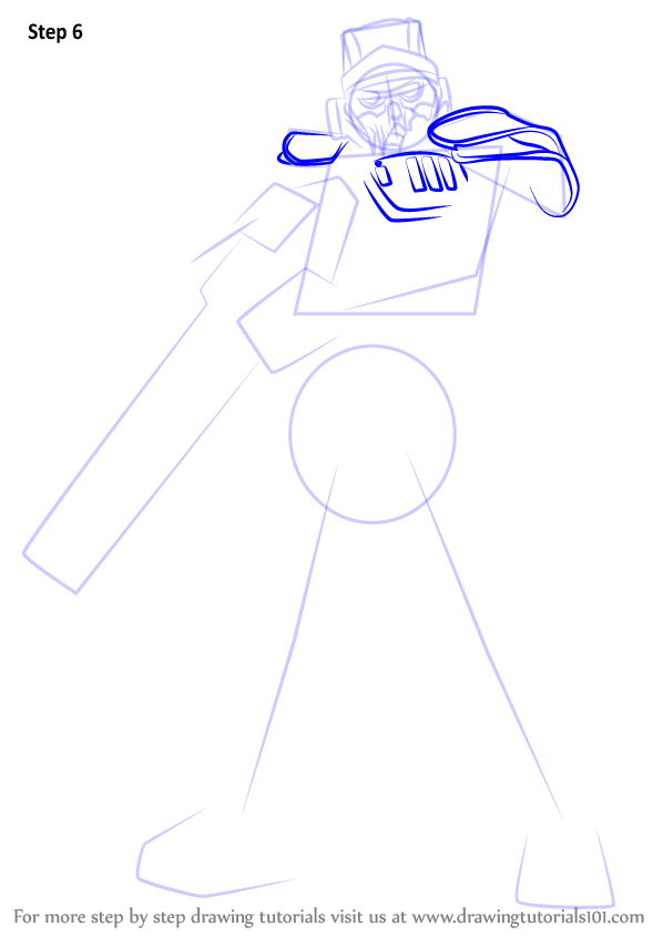 How to Draw Mael Radec from KillZone (KillZone) Step by Step ...
