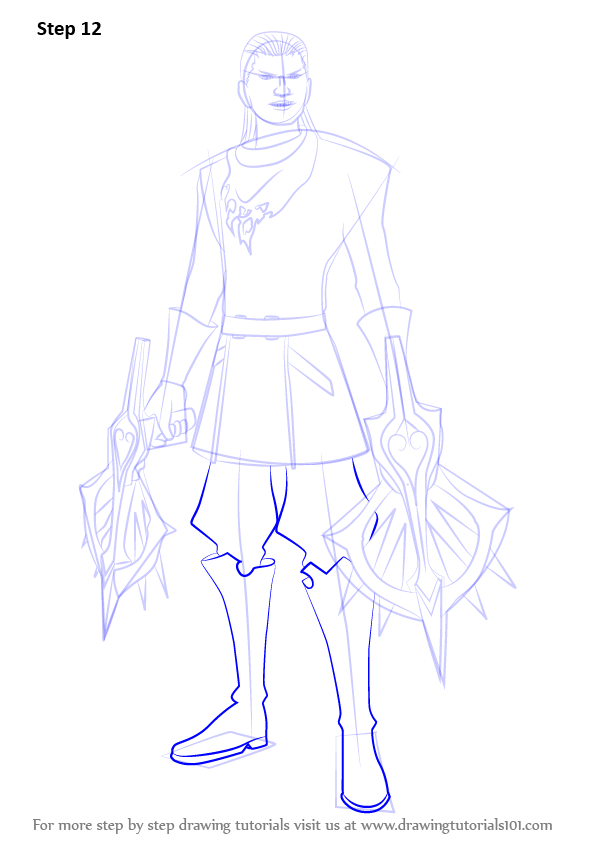 How to Draw Braig from Kingdom Hearts (Kingdom Hearts) Step by Step ...