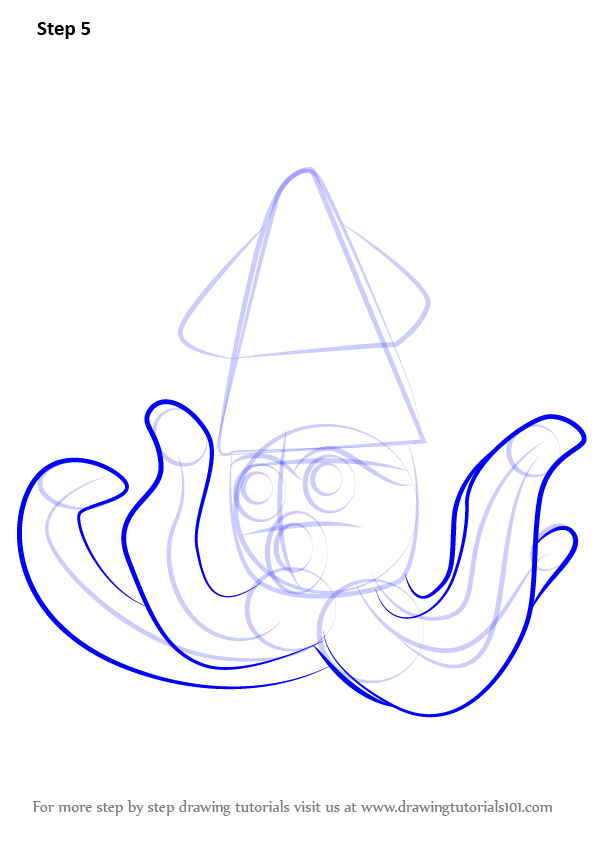 How to Draw Capamari from Kirby (Kirby) Step by Step ...