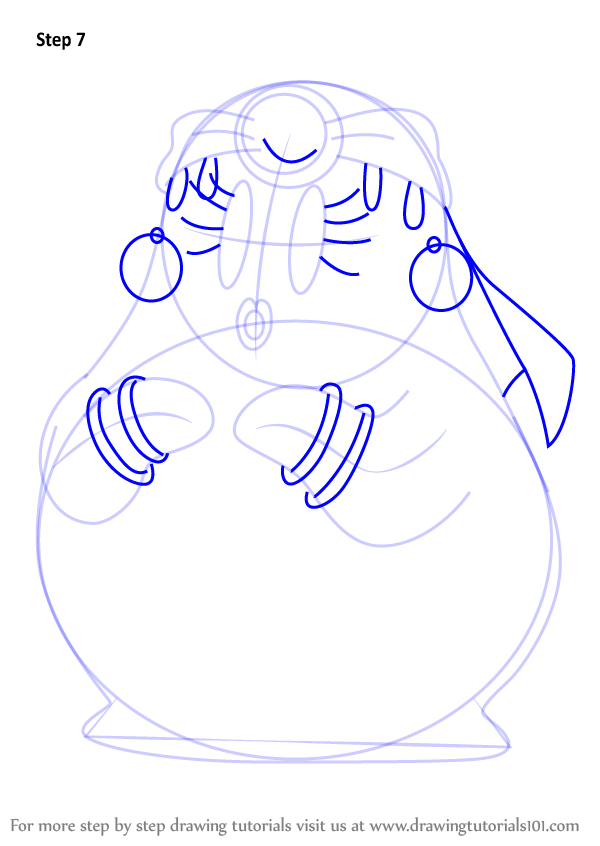 How to Draw Mabel from Kirby (Kirby) Step by Step | DrawingTutorials101.com
