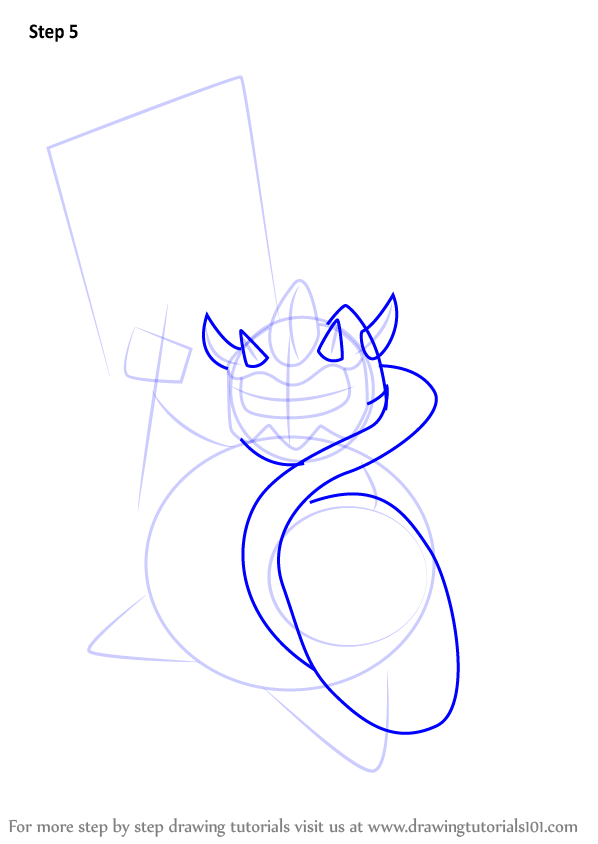 How to Draw Masked Dedede from Kirby (Kirby) Step by Step ...