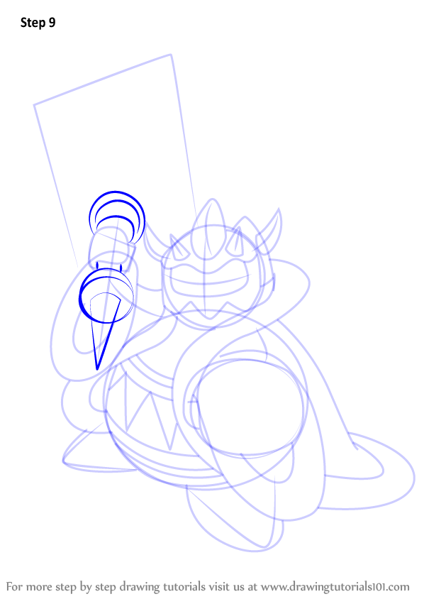 How to Draw Masked Dedede from Kirby (Kirby) Step by Step ...