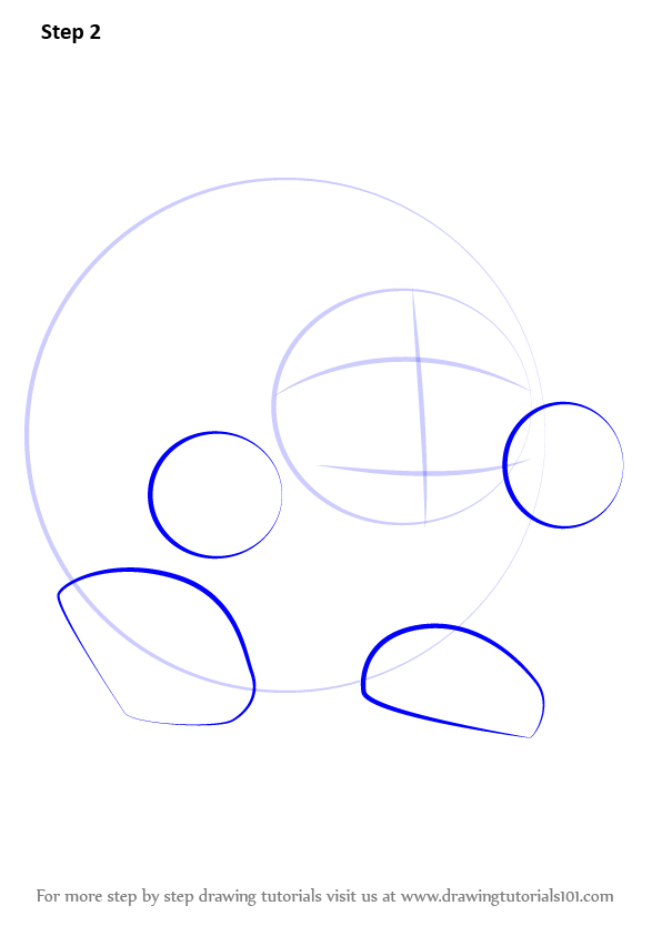 How to Draw Rolling Turtle from Kirby (Kirby) Step by Step ...