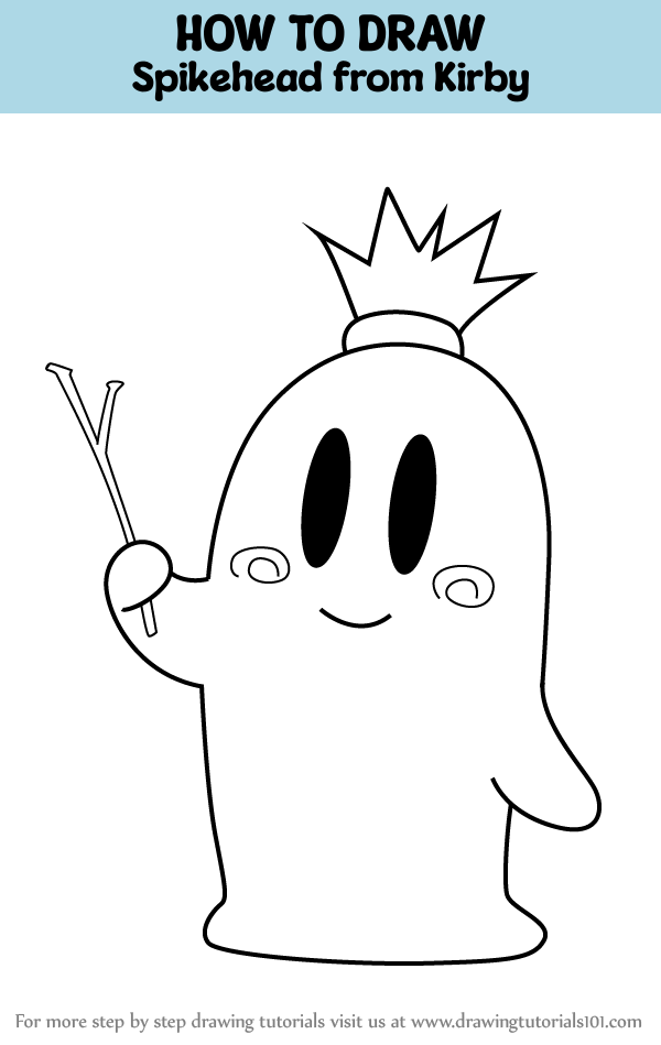 How to Draw Spikehead from Kirby (Kirby) Step by Step ...
