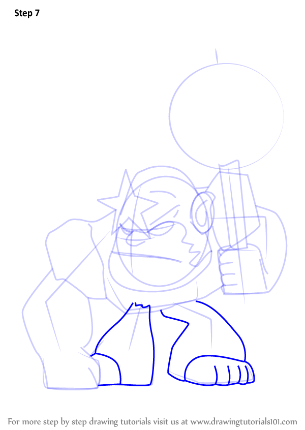 How to Draw Super Bonkers from Kirby (Kirby) Step by Step ...