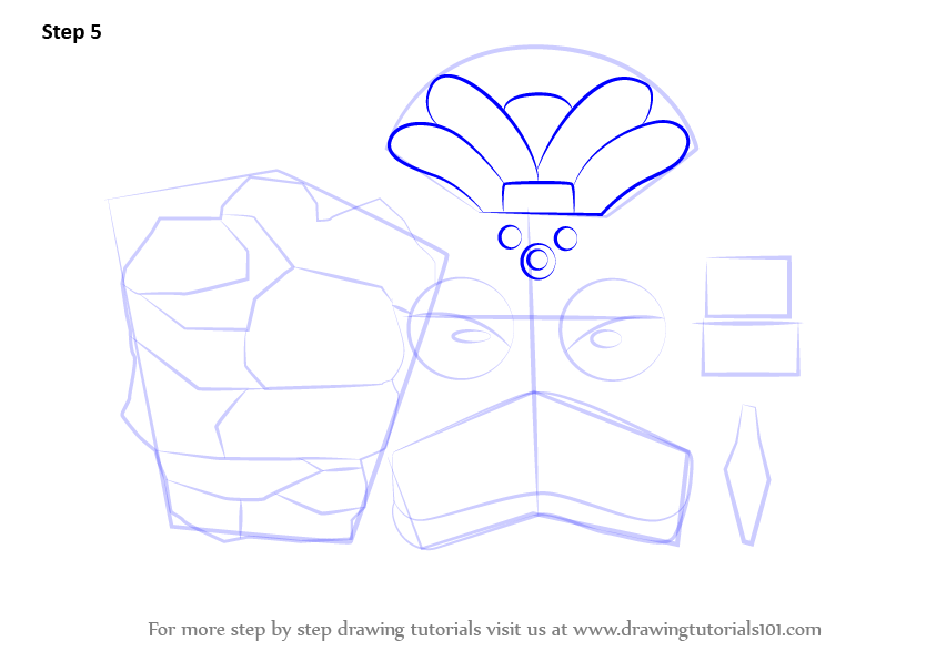 How to Draw Wham Bam Rock from Kirby (Kirby) Step by Step ...