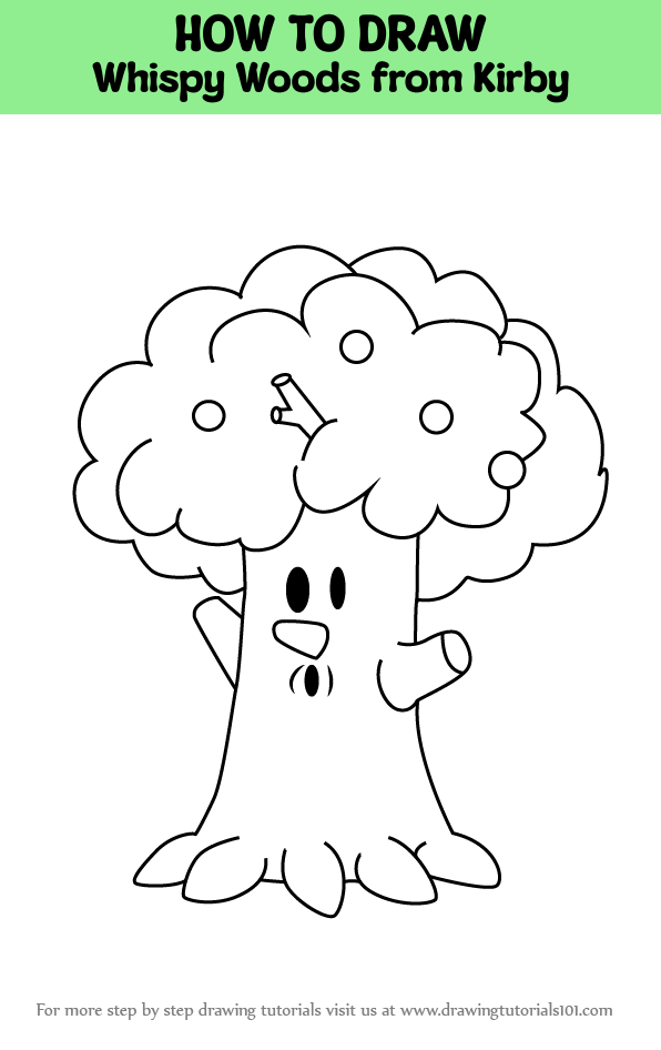 How to Draw Whispy Woods from Kirby (Kirby) Step by Step ...