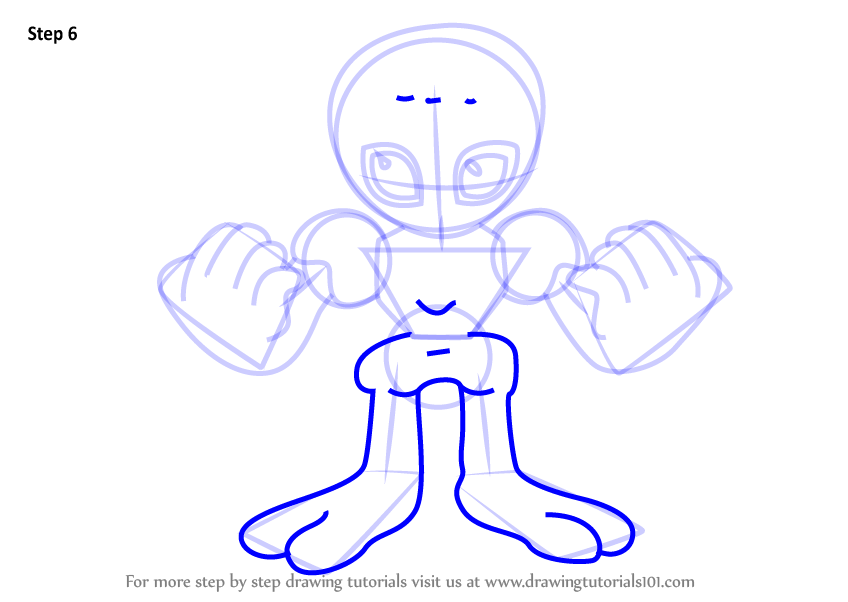 How to Draw Cosmo-Alien from Medabots (Medabots) Step by Step ...