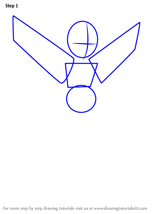 How to Draw Femjet from Medabots (Medabots) Step by Step ...