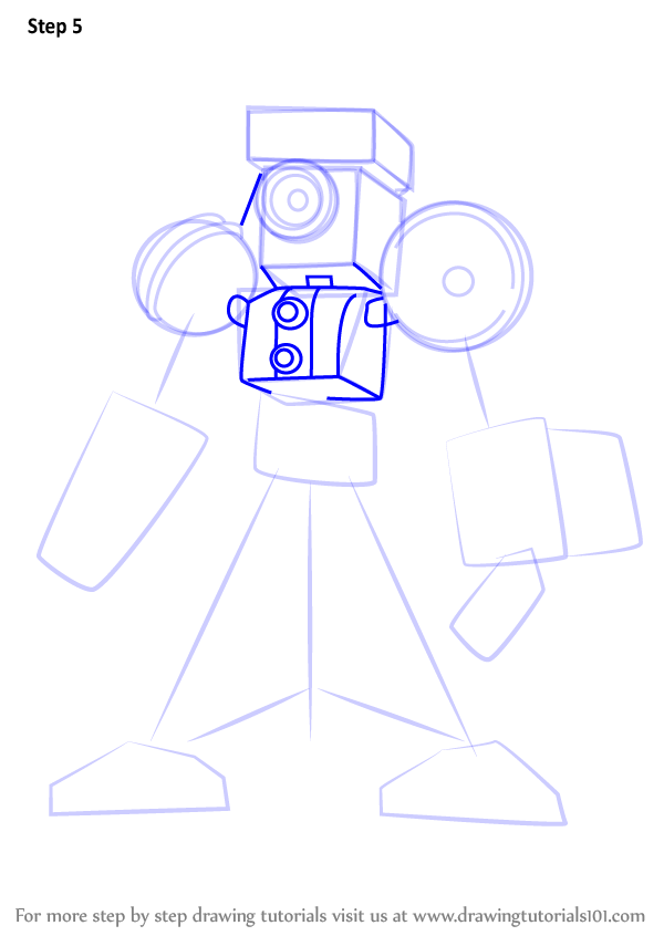 How to Draw Fotoshoot from Medabots (Medabots) Step by Step ...