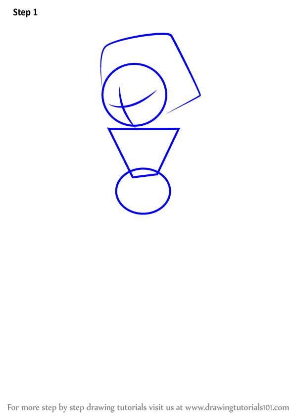 How to Draw Frontline from Medabots (Medabots) Step by Step ...
