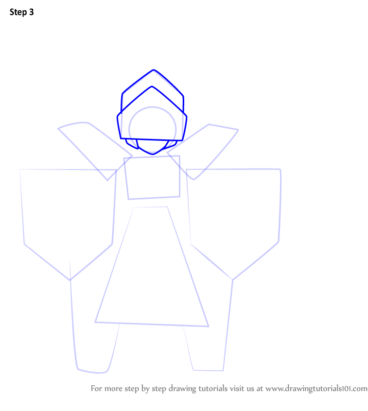 How to Draw Knight Armor from Medabots (Medabots) Step by Step ...