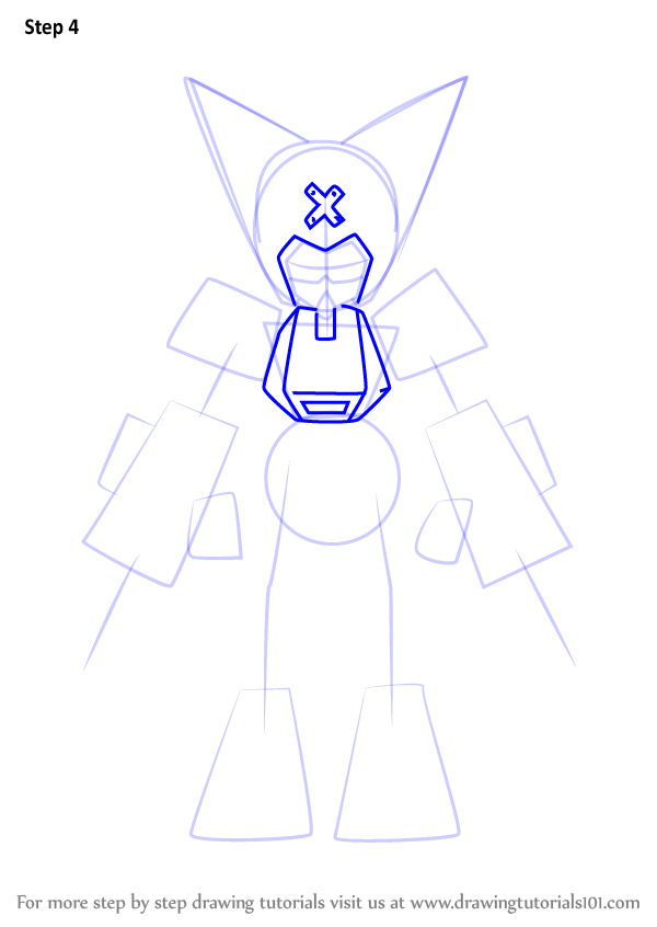 How to Draw Krosserdog from Medabots (Medabots) Step by Step ...