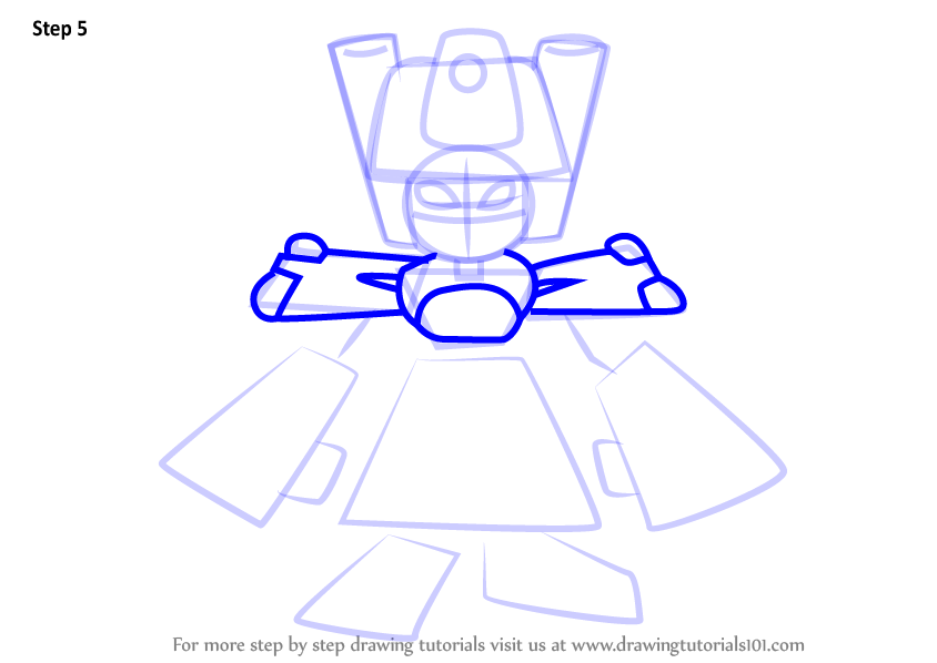 How to Draw Meda-Plute from Medabots (Medabots) Step by Step ...