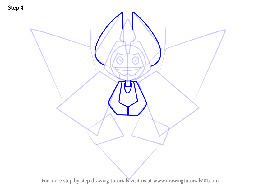 How to Draw Noctobat from Medabots (Medabots) Step by Step ...