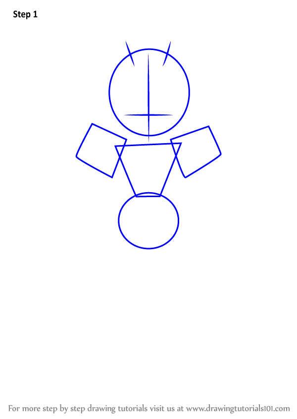 How to Draw Potato-Insect from Medabots (Medabots) Step by Step ...