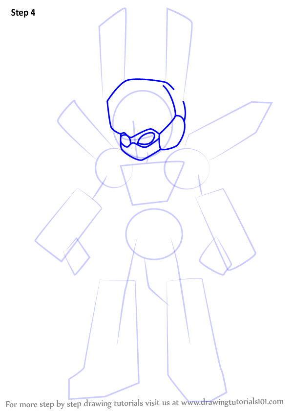 How to Draw Roks from Medabots (Medabots) Step by Step ...